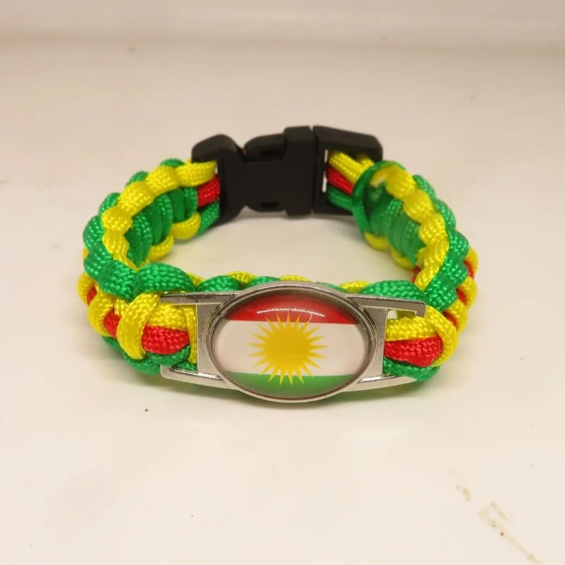 Love-Kurdistan-Bracelet-Fashion-Kurdistan-Flag-Wrap-Bracelets-For-Women ...
