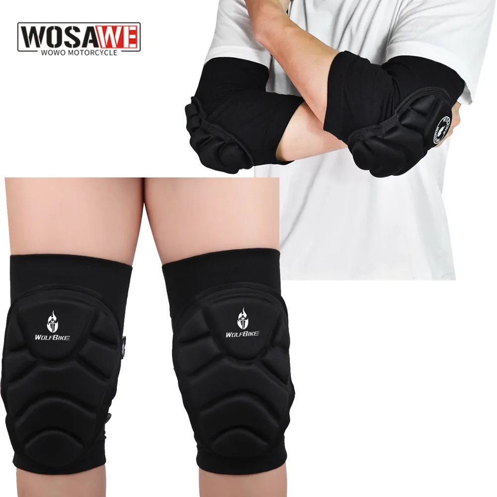 WOSAWE-4Pcs-Motorcycle-Knee-guard-Motocross-Racing-Elbow-and-Knee ...