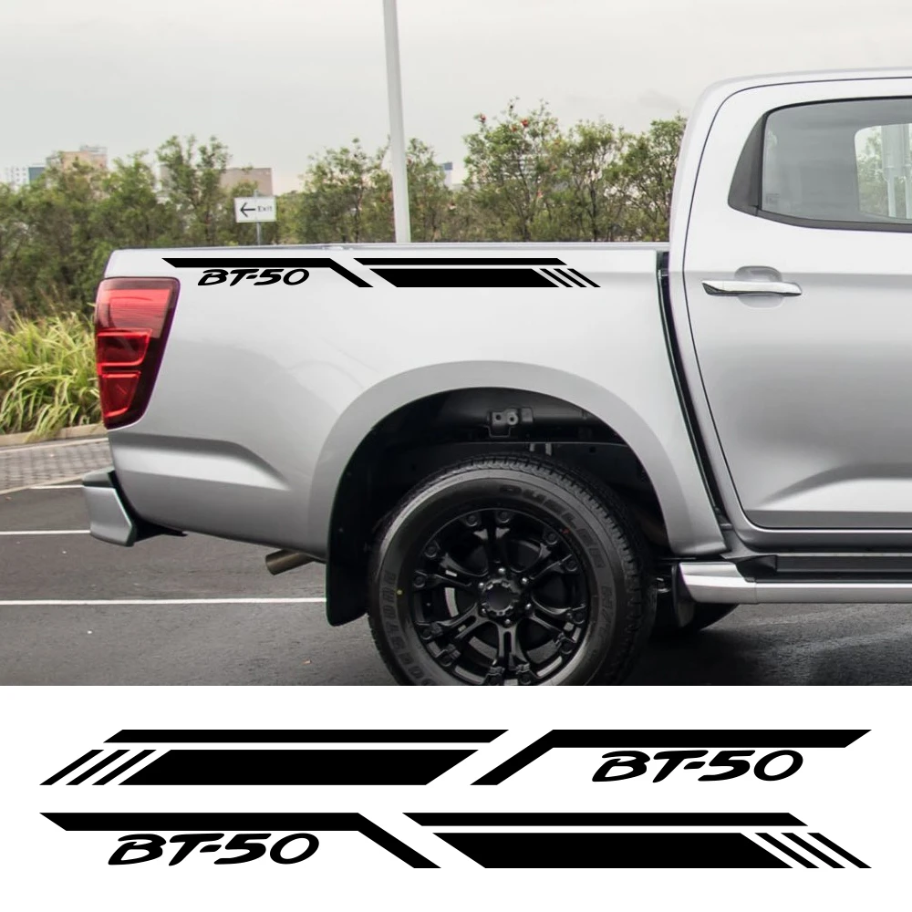 Pickup Trunk Side Stickers For Mazda Bt50 Bt 50 9 Pro Truck Graphics ...