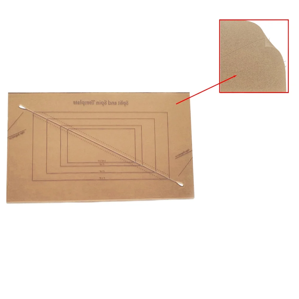 Plastic-Split-and-Spin-Template-Quilting-Ruler-For-Sewing-Accessories ...
