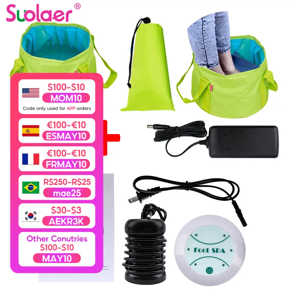 Ionic Detox Massage Machine Foot Bath With Foot Sap Massage Ion Cleanse ...