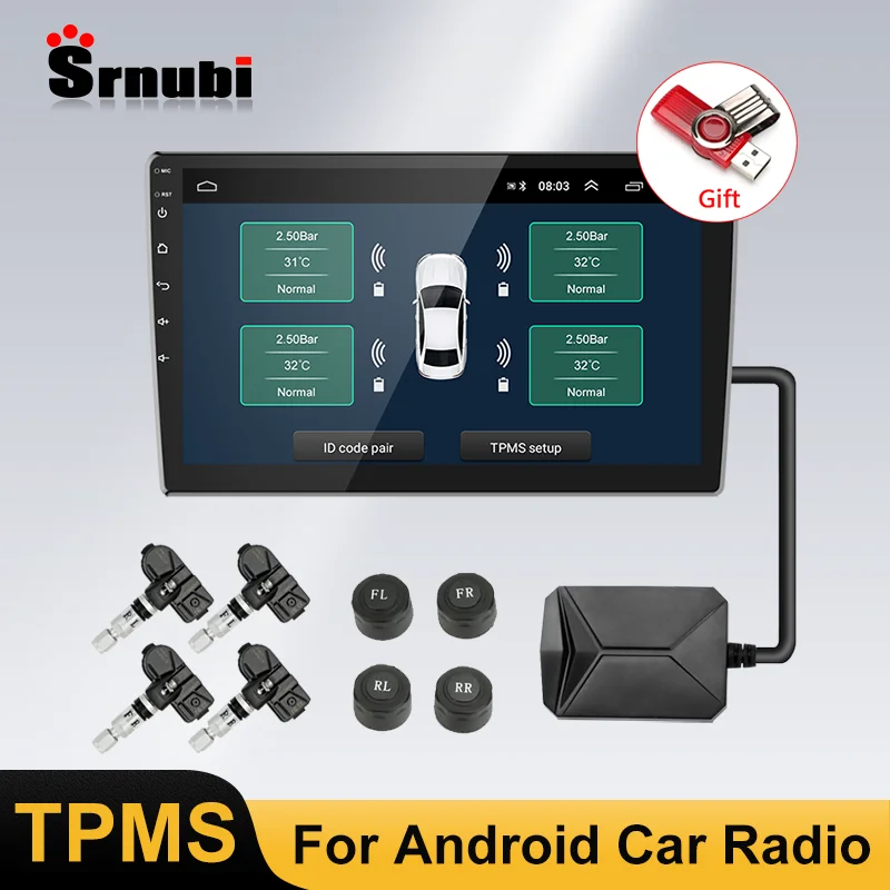 Srnubi-USB-Android-TPMS-Car-Tire-Pressure-Alarm-Monitor-System-for-Car-Navigation-Player ...