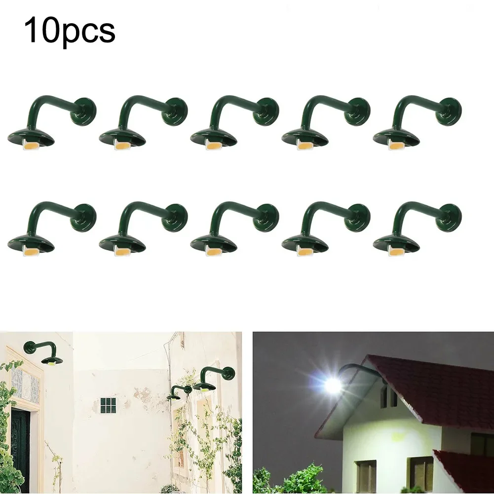 10-Uds-modelo-ferrocarril-HO-escala-1-87-l-mpara-colgante-pared ...