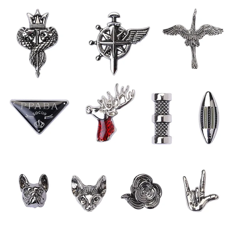 European-American-Triangle-Brooch-Crane-Animals-Men-And-Women ...