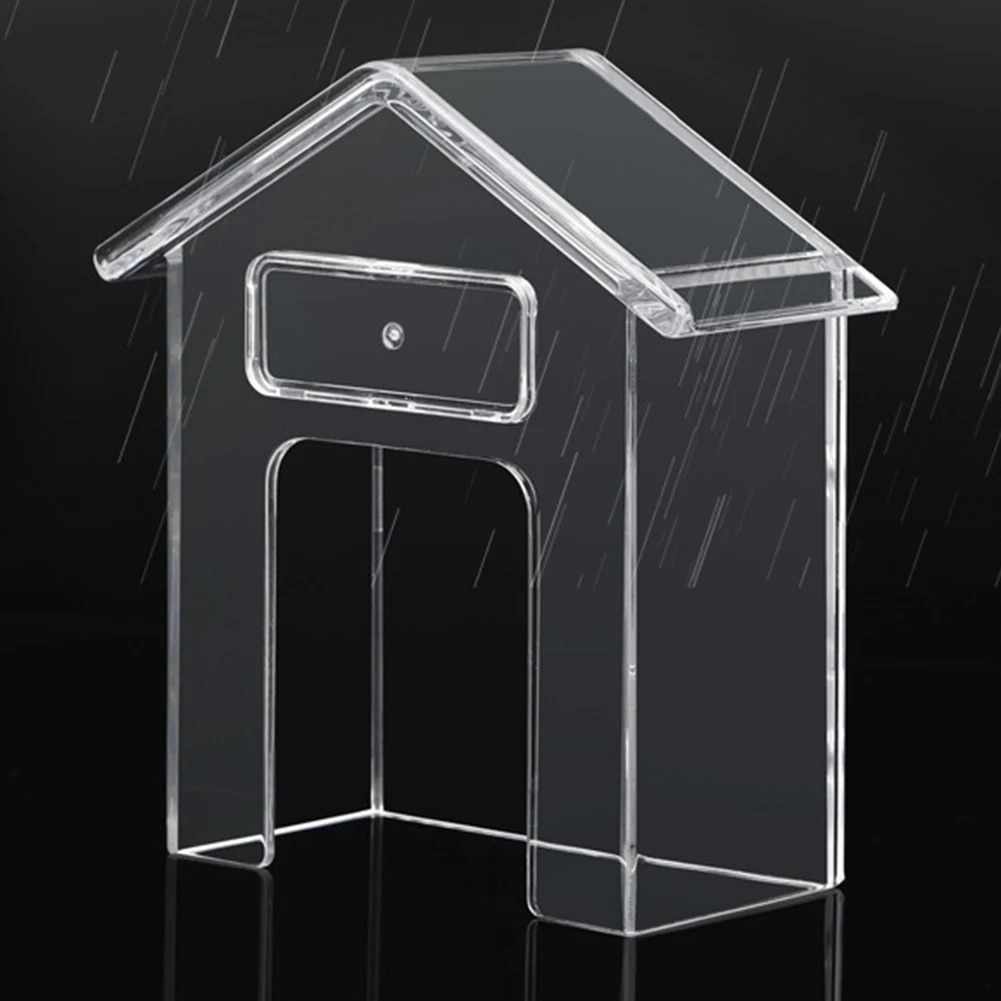 Waterproof-Doorbell-Case-PC-Transparent-Doorbell-Cover-Doorbell-Rain ...