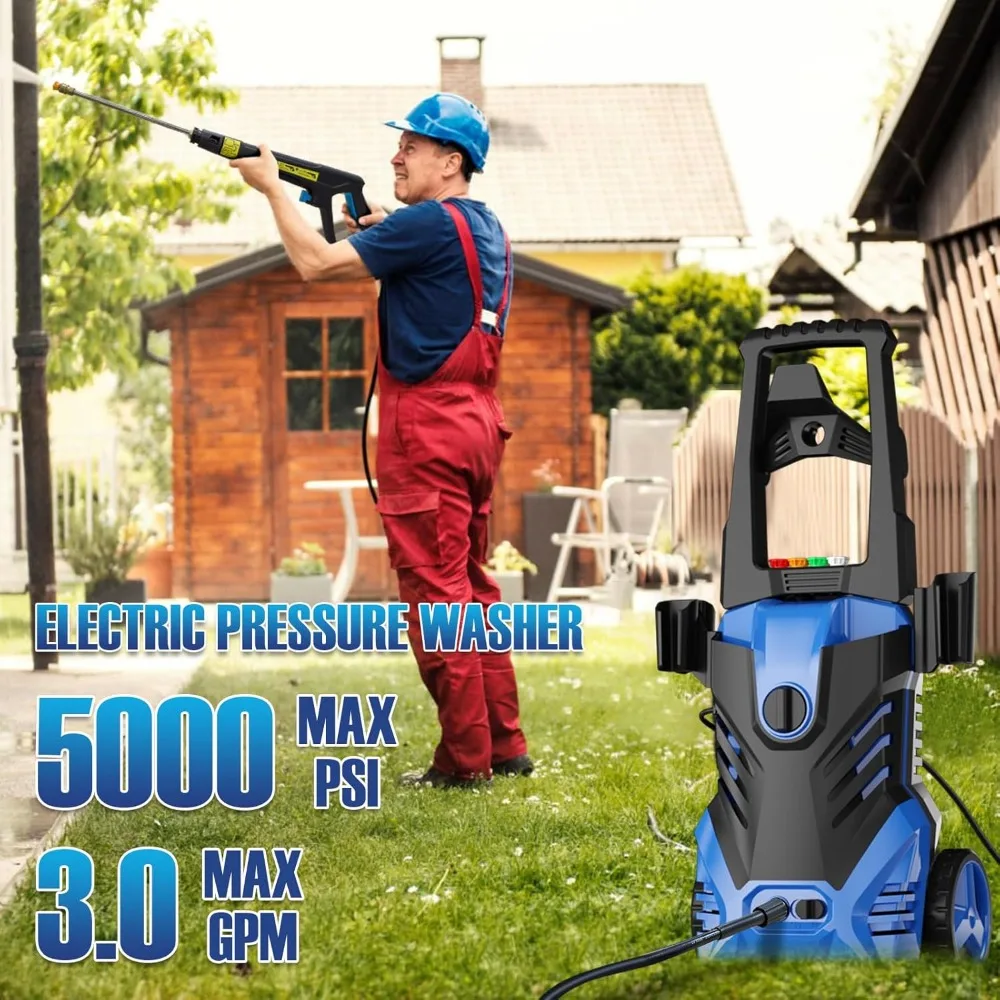 Electric High Pressure Washer 5000 PSI – Nature Warrior