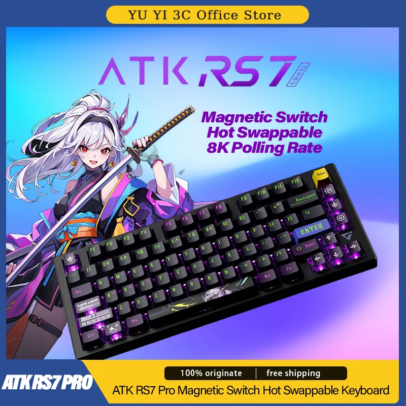 ATK-RS7-Pro-Magnetic-Switch-Gaming-Keyboard-Ergonomic-RGB-Gasket-RT ...