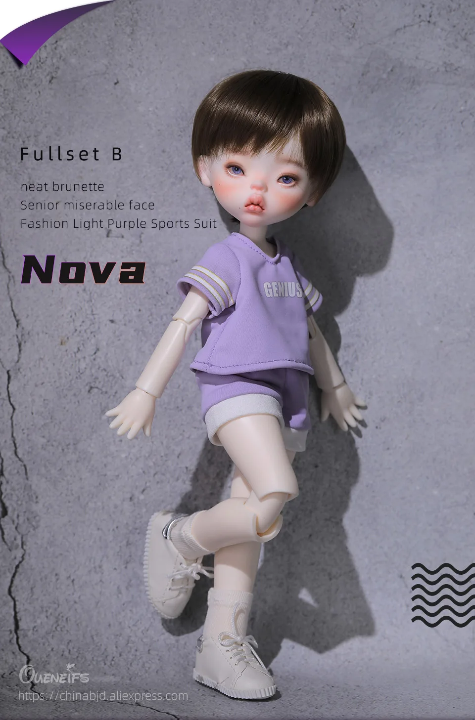 BJD Doll 1/6 Nova with Original body Shuga Fairy Personality Miss Girl Resin Art Toys Surprise ...