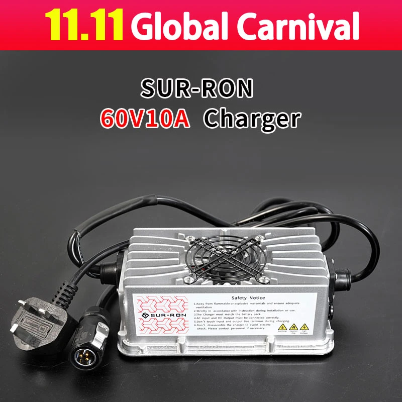 Surron 60v10a Charger Light Bee X Charging Tools Motocross Dirtbike Off ...
