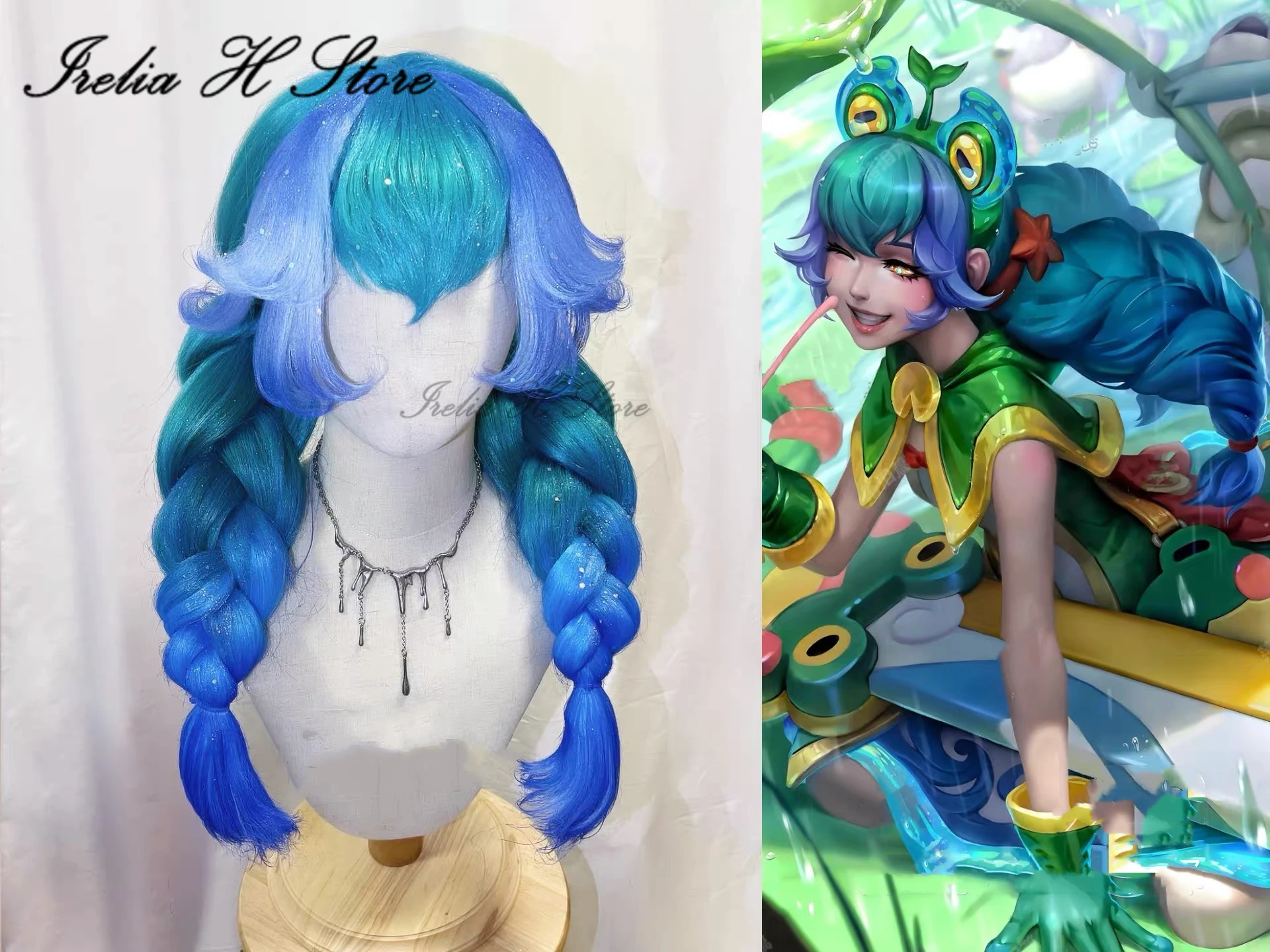 Irelia H Store Rain Shepherd Gwen'wig Cosplay peluca preyled peluca lol ...