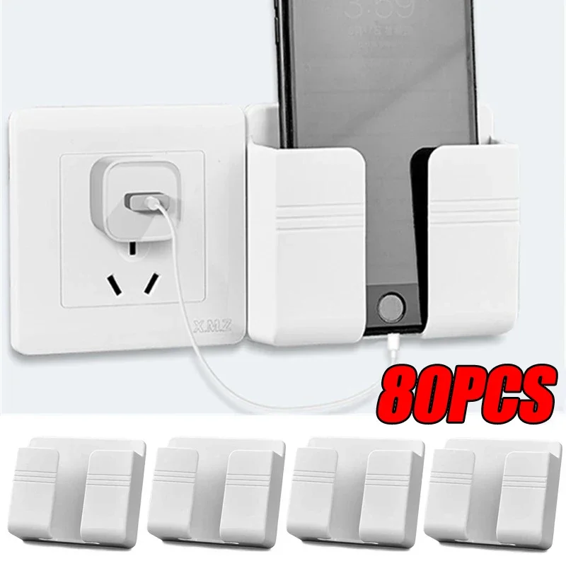Multifunction-Smartphone-Holder-Wall-Mounted-Organizer-Storage-Box-Wall ...