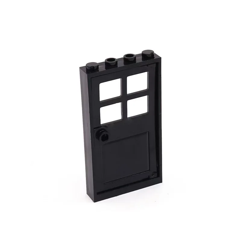 5pcs Small Building Block Doors 1x4x6 Building Block Accessories Double ...