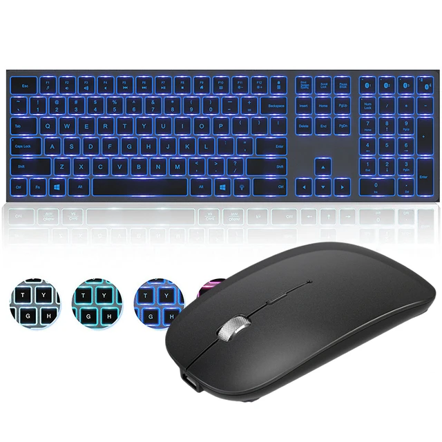 Wireless Lighted Computer Keyboards
