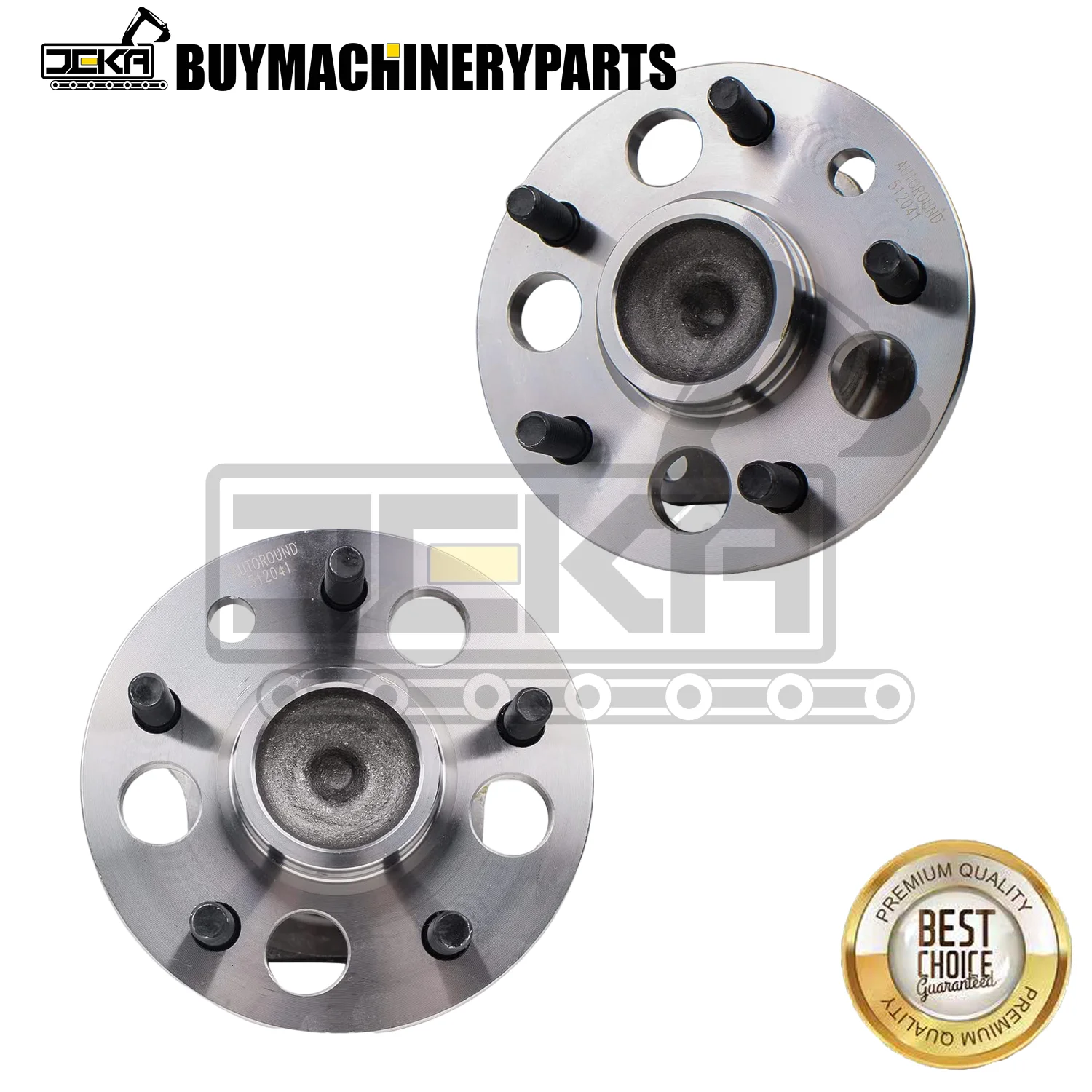 [2 Pack] Wheel Hub And Bearing Assembly 512041, Fit For Toyota Sienna ...