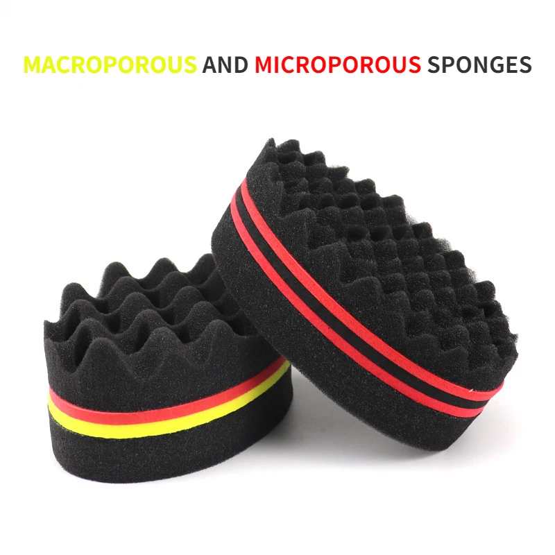 New-Double-sided-Magic-Twisted-Hairbrush-Sponge-African-Coil-Wavy-Hair ...