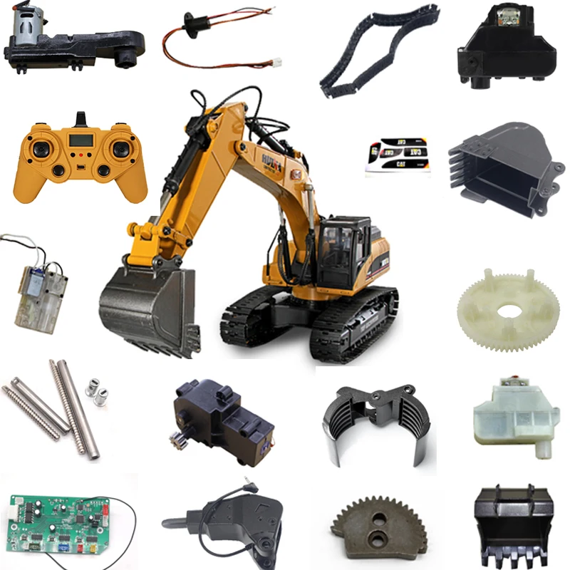 Gripper-Pickup-Hand-For-HUINA-1-14-580-1580-23CH-All-metal-Excavator ...