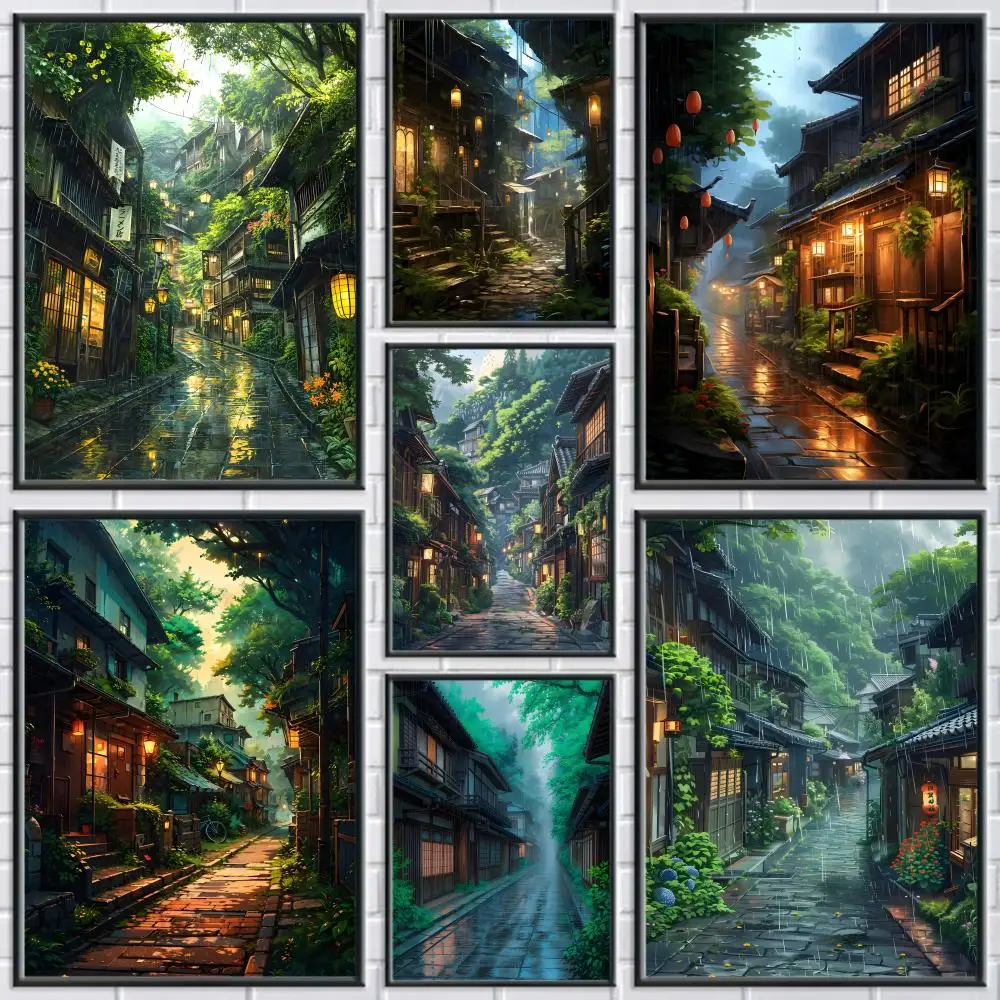 The Hidden Alley Poster Modern and Elegant Wall Stickers for Home Decor ...