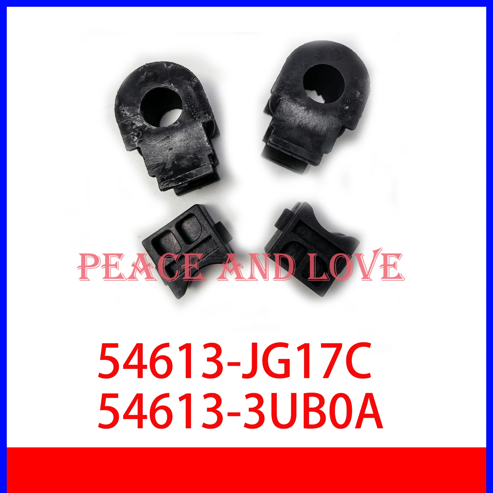 2Pair Front & Rear Stabilizer Sway Bar Bushing For Nissan X-Trail T31 ...