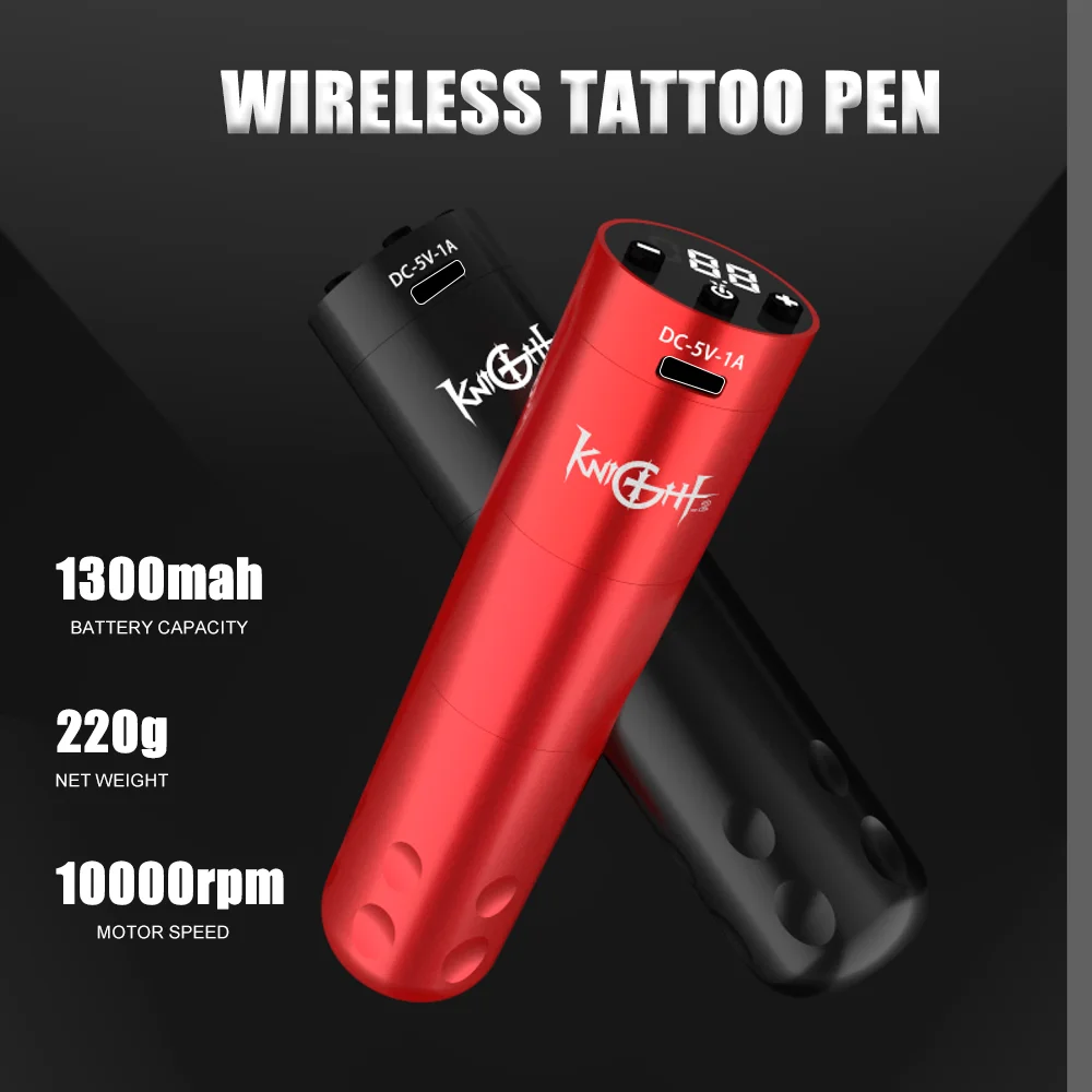 1pc-Wireless-Tattoo-Pen-Machine-Tattoo-Gun-with-1300mAh-Battery-Digital ...