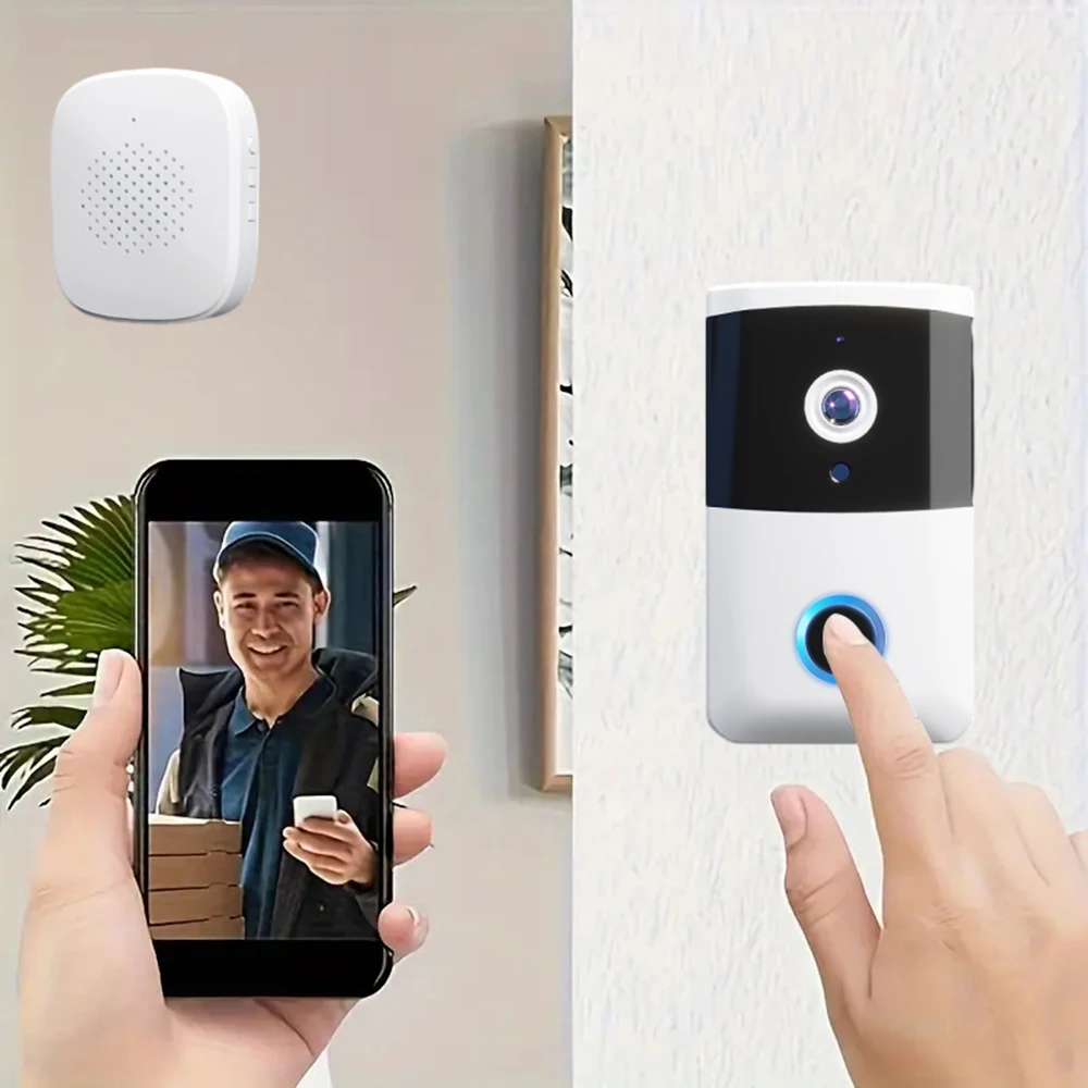 Wireless-High-Definition-Visual-Wifi-Intelligent-Doorbell-Infrared ...