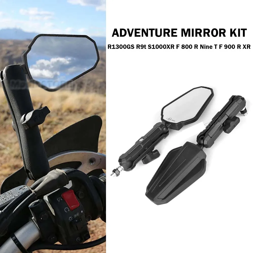 2-PCS-SET-Motorcycle-West-Wind-Rearview-Mirror-Foldable-Adventure-Side ...
