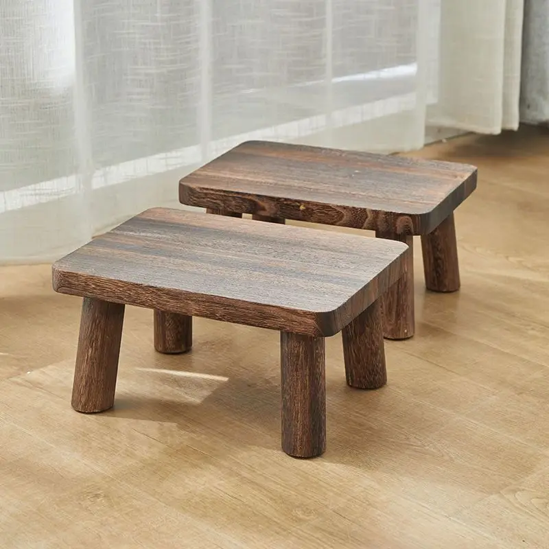 Small-Wooden-Stools-Household-Living-Room-Low-Stools-Small-Benches-At ...