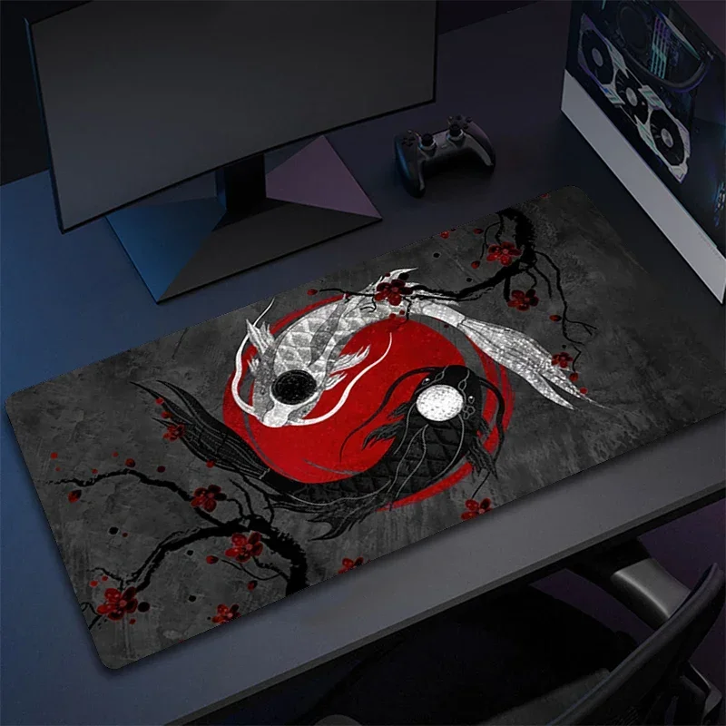 Koi-Fish-Taichi-Mouse-Pad-Computer-Gaming-Accessories-Anime-MousePad ...