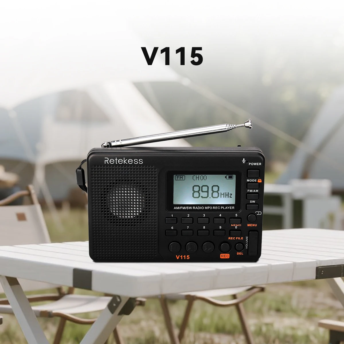 Retekess V115 портативное радио | AliExpress