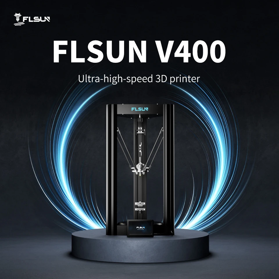 FLSUN-V400-3D-Printer-Speed-Up-To-600mm-s-Large-Printing-Size-300mm ...