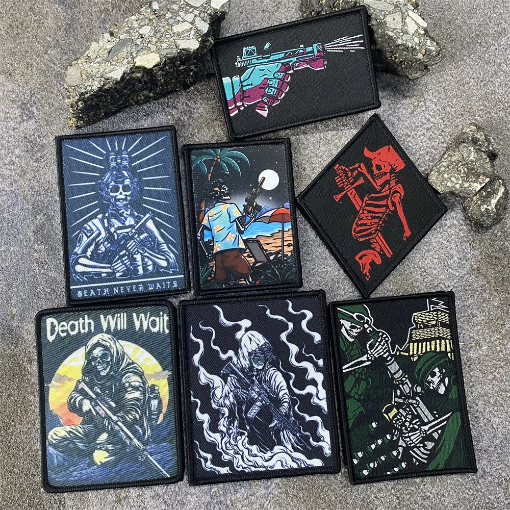TFD Not Fog Tactical Vacation Morale Print Patches Gun Hook and Loop ...
