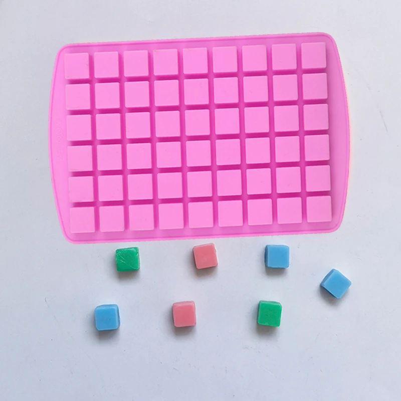 Small Square Candy Silicone Mold Chocolate Basic Mould For Gummy Ice ...