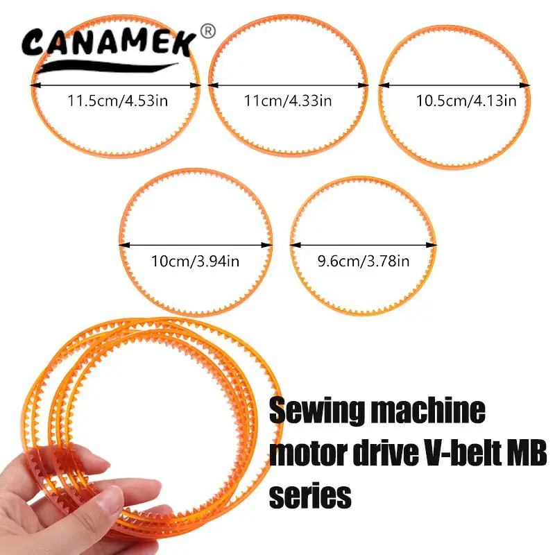1Pc-Vintage-Sewing-Machine-Motor-Drive-V-Transmission-Belt-Spare-Part ...