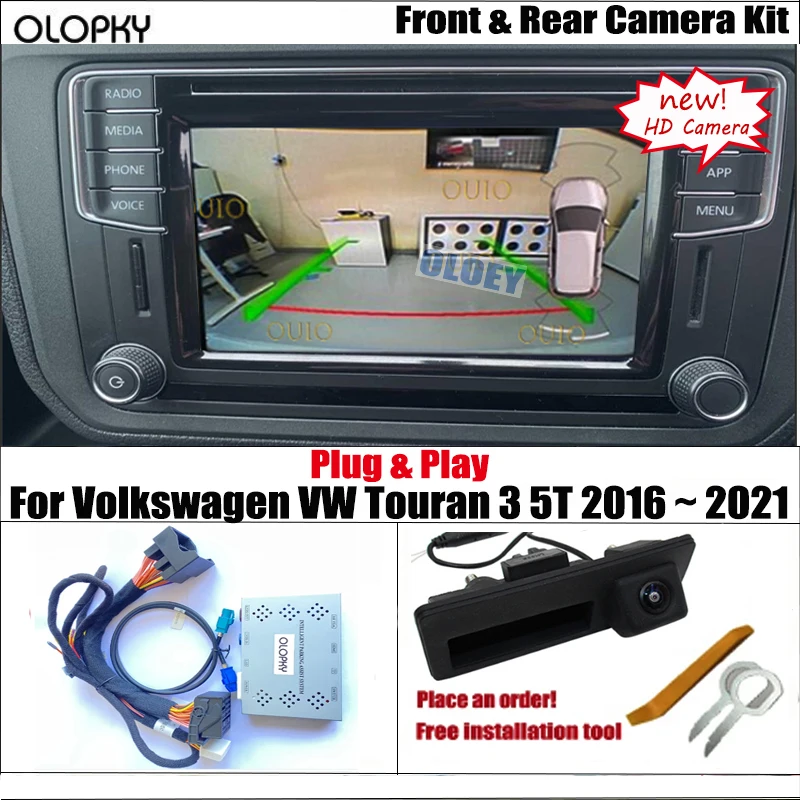 Plug-Play-Reverse-Camera-For-Volkswagen-VW-Touran-3-5T-2016-2019-2020 ...