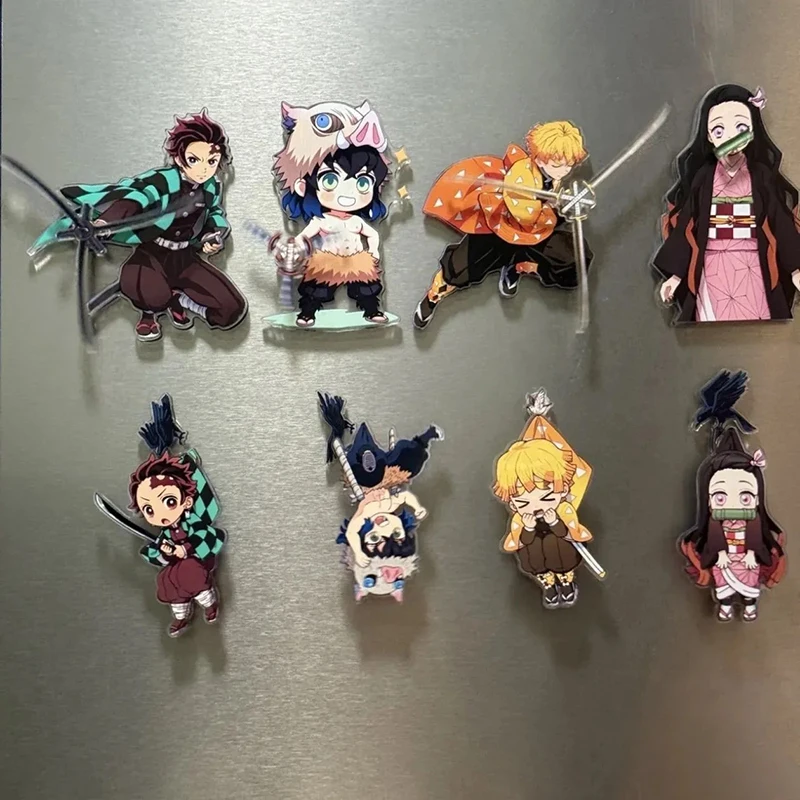 Demon Slayer Kimetsu No Yaiba Anime Product Acrylic Fridge Magnets ...