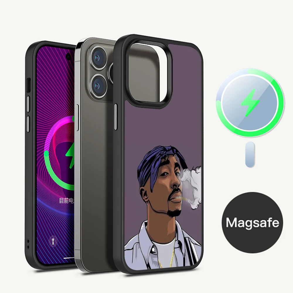 Rapper-2pac-Tupac-Phone-Case-Magnetic-Case-For-iPhone-14-13-12-11-15 ...