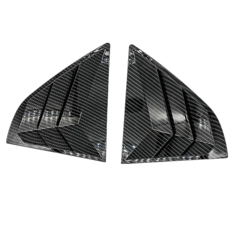 Lancer Carbon Mitsubishi Lancer Rear Window Louver Covers - Carbon Look ...
