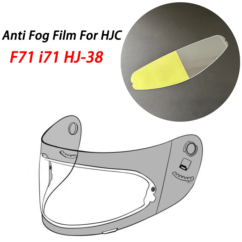 Visor Film Anti Fog Motorcycle Helmet for HJC i71 F71 Carbon Moto ...