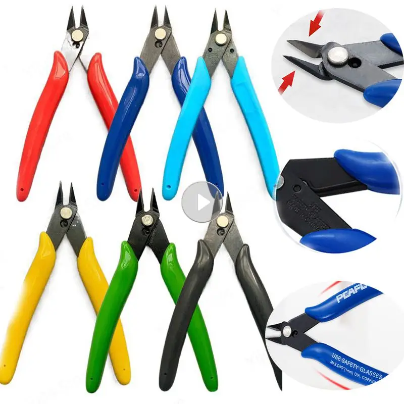 Diagonal-Pliers-Carbon-Steel-Stainless-Pliers-Electrical-Wire-Cable ...