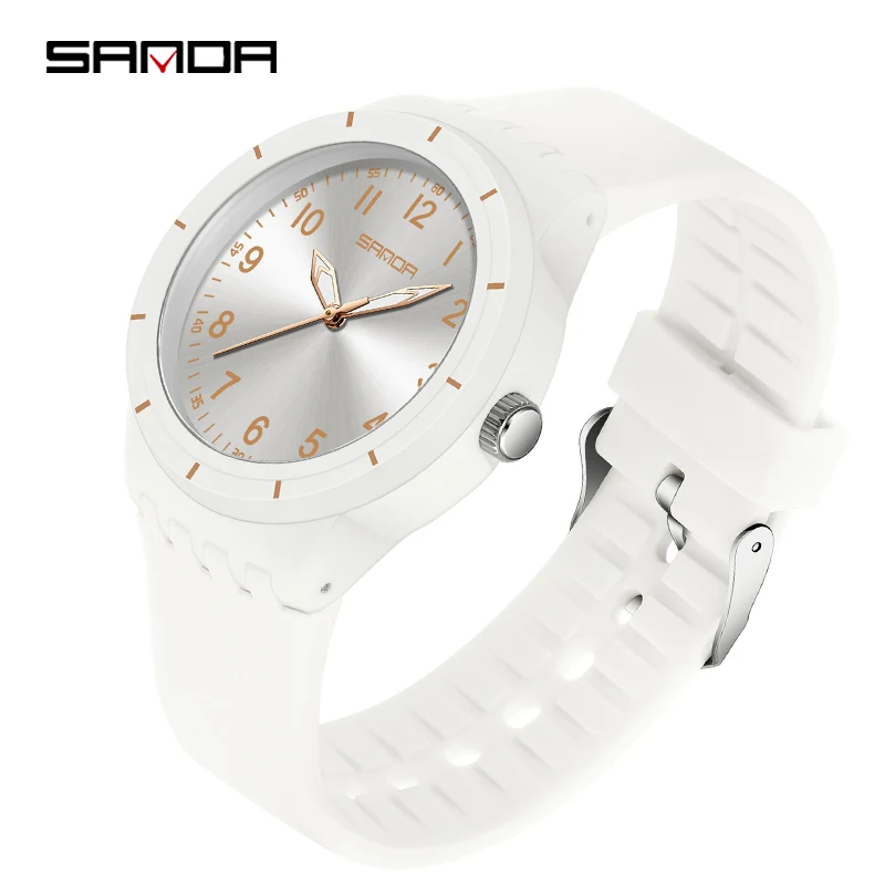 SANDA 9075 Luminous Simple Student Quartz Watch Fashion Luxury ...