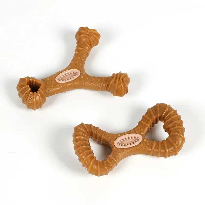 New 15cm Large Breed Wooden Dog Chew Stick Interactive Teeth Cleaning ...
