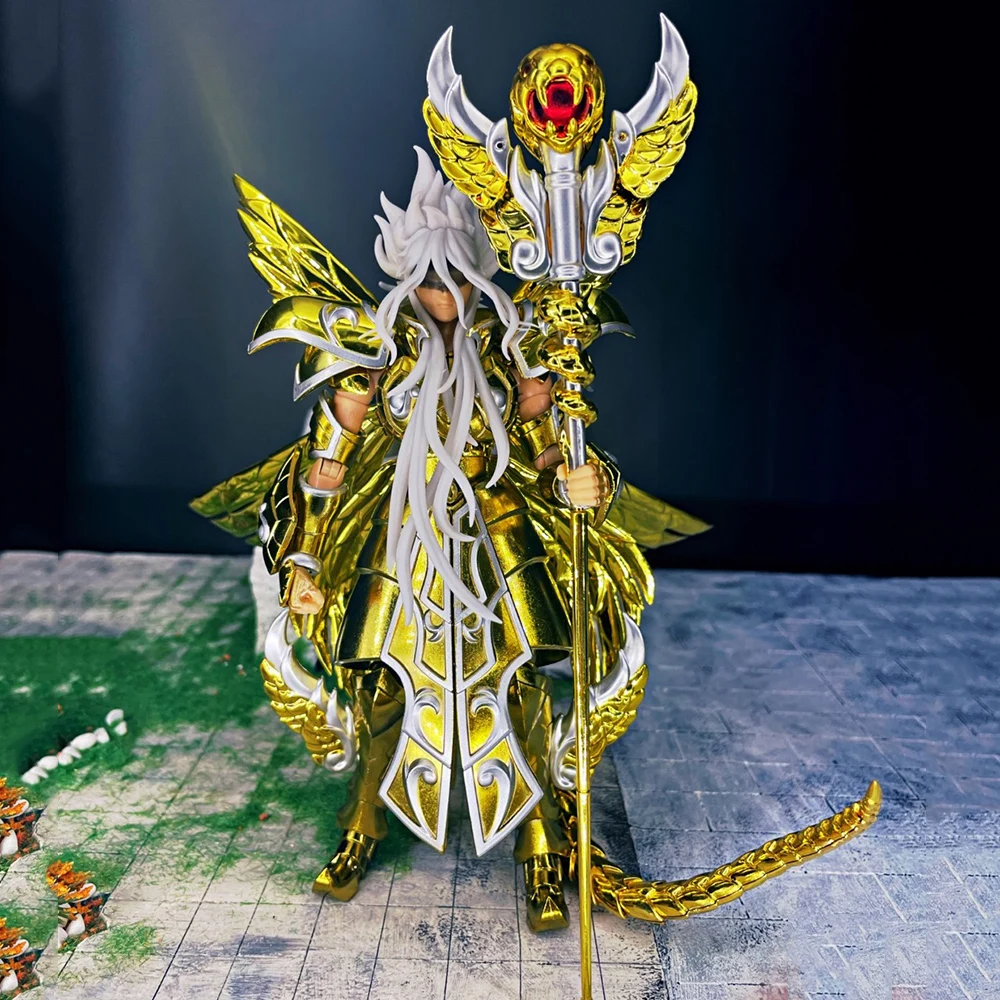 Saint seiya mito pano ex ouro saint cabeça escultura ophiuchus odysseus ...