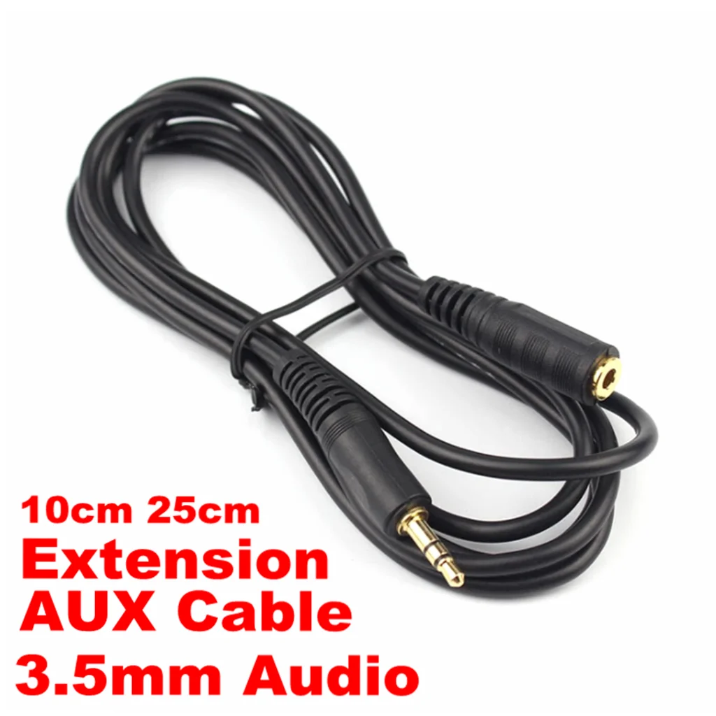 1 pcs AUX Cable 3.5mm Audio Extension Cable Jack Male to Female ...
