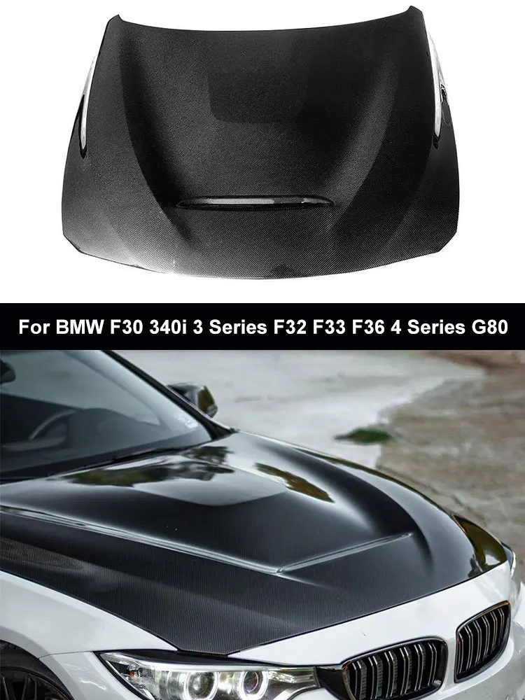 Carbon-Fiber-Upgrade-Modification-Front-Engine-Hood-Bonnet-Covers-for ...