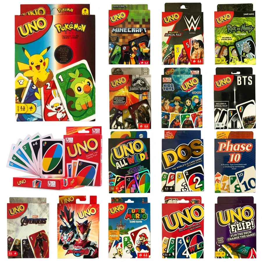 UNO-FLIP-Pokemon-Board-Game-Anime-Cartoon-Pikachu-Playing-Cards ...