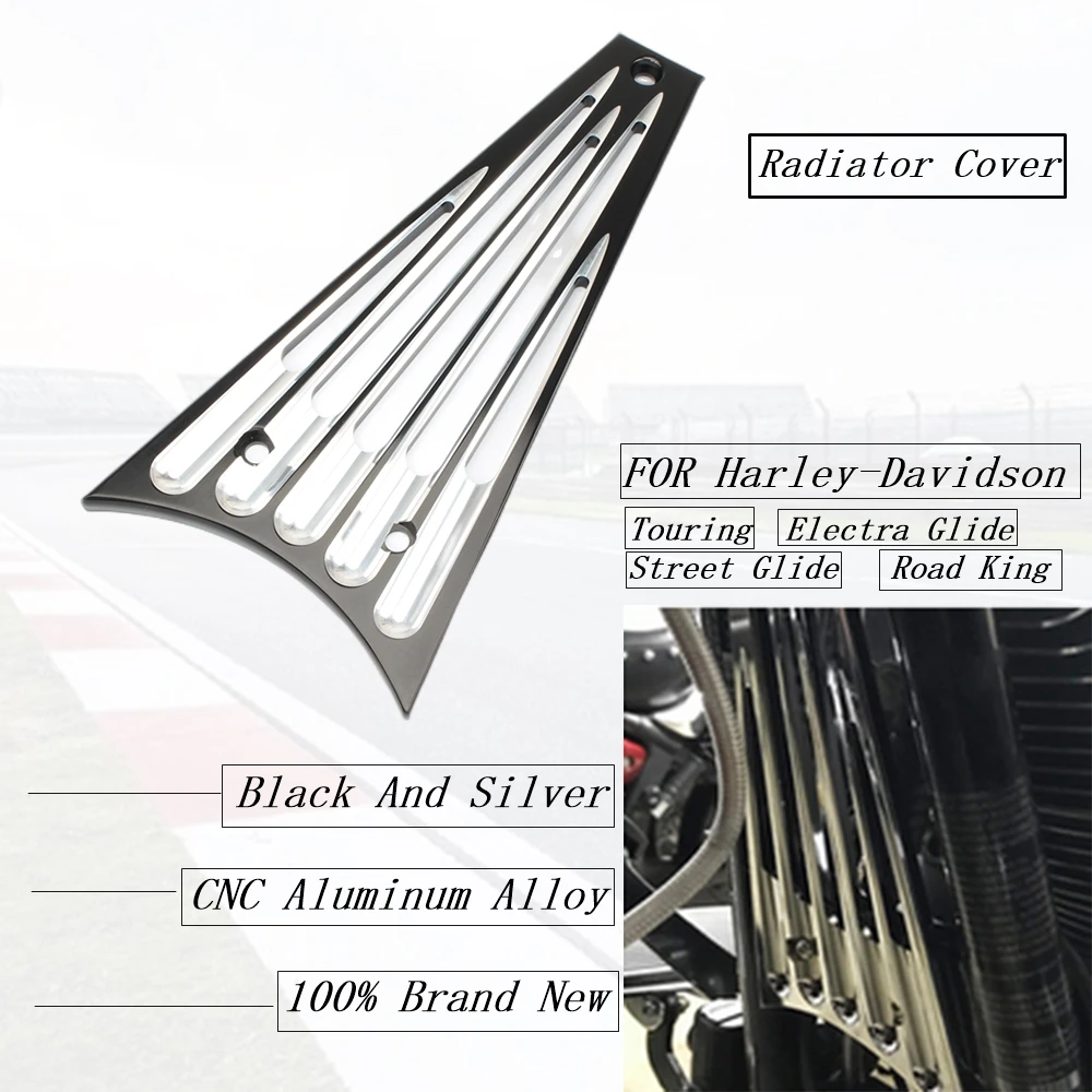 Motorcycle Radiator Protective Cover Cooler Frame Guard For Harley ...