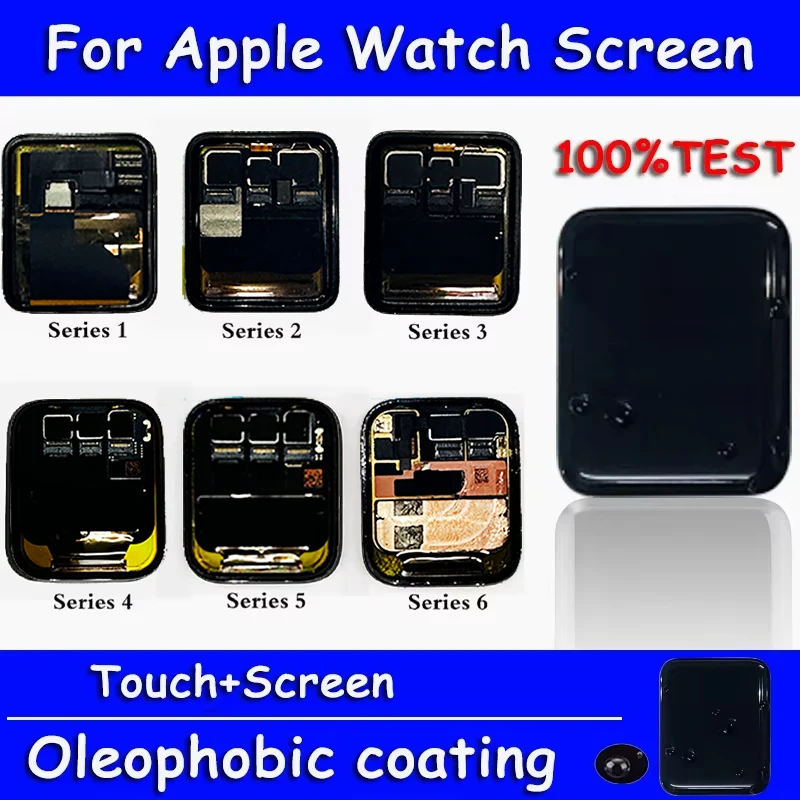 AMOLED For Apple Watch Series 1 2 3 4 5 6 LCD Touch Screen Sensor ...