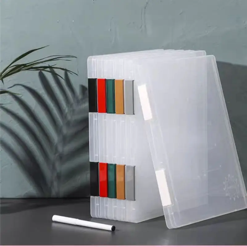 A4-A5-File-Storage-Box-Transparent-Portable-Folder-Document-Case ...