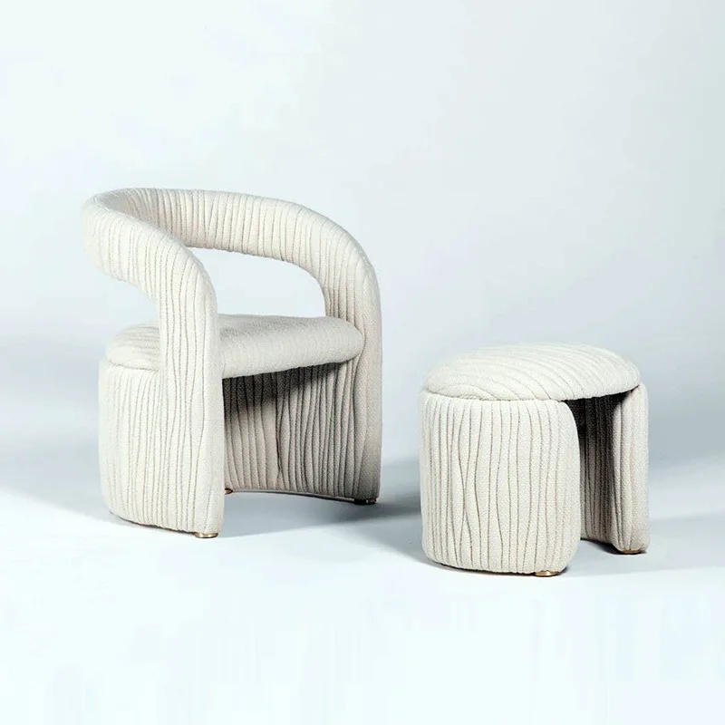 Silla de comedor minimalista de lujo, sillón de cuero esmerilado de ...