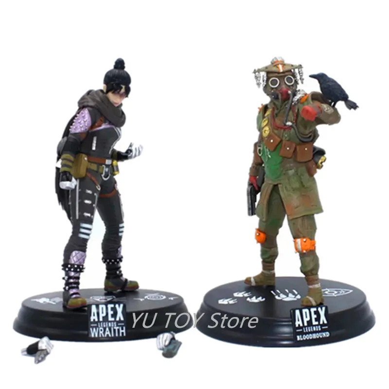 Apex legends wraith & bloodhound figuras de ação brinquedos 23cm ...