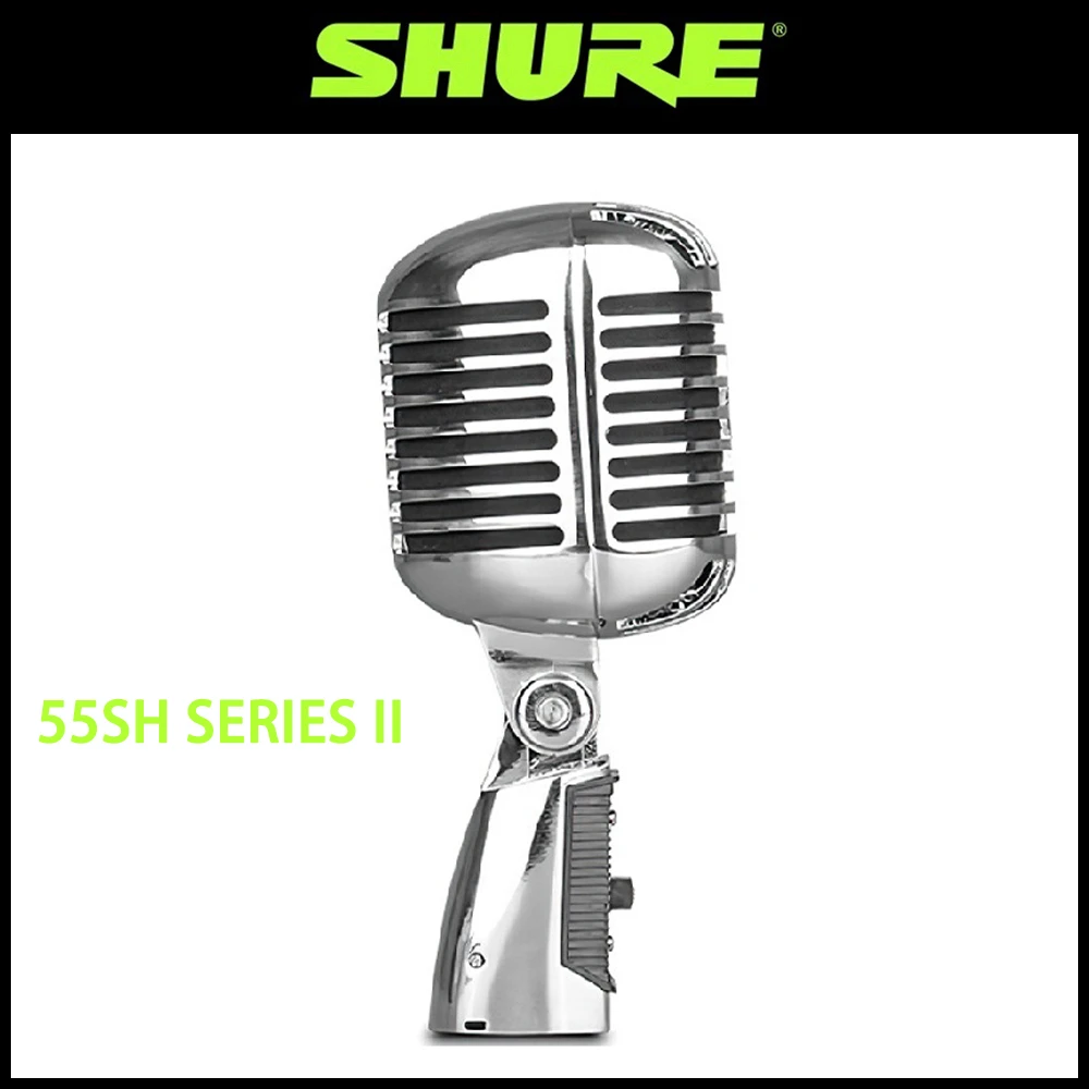 SHURE-Shure-55SH-SERIES-II-Dynamic-Retro-Microphone-Stage-Performance ...